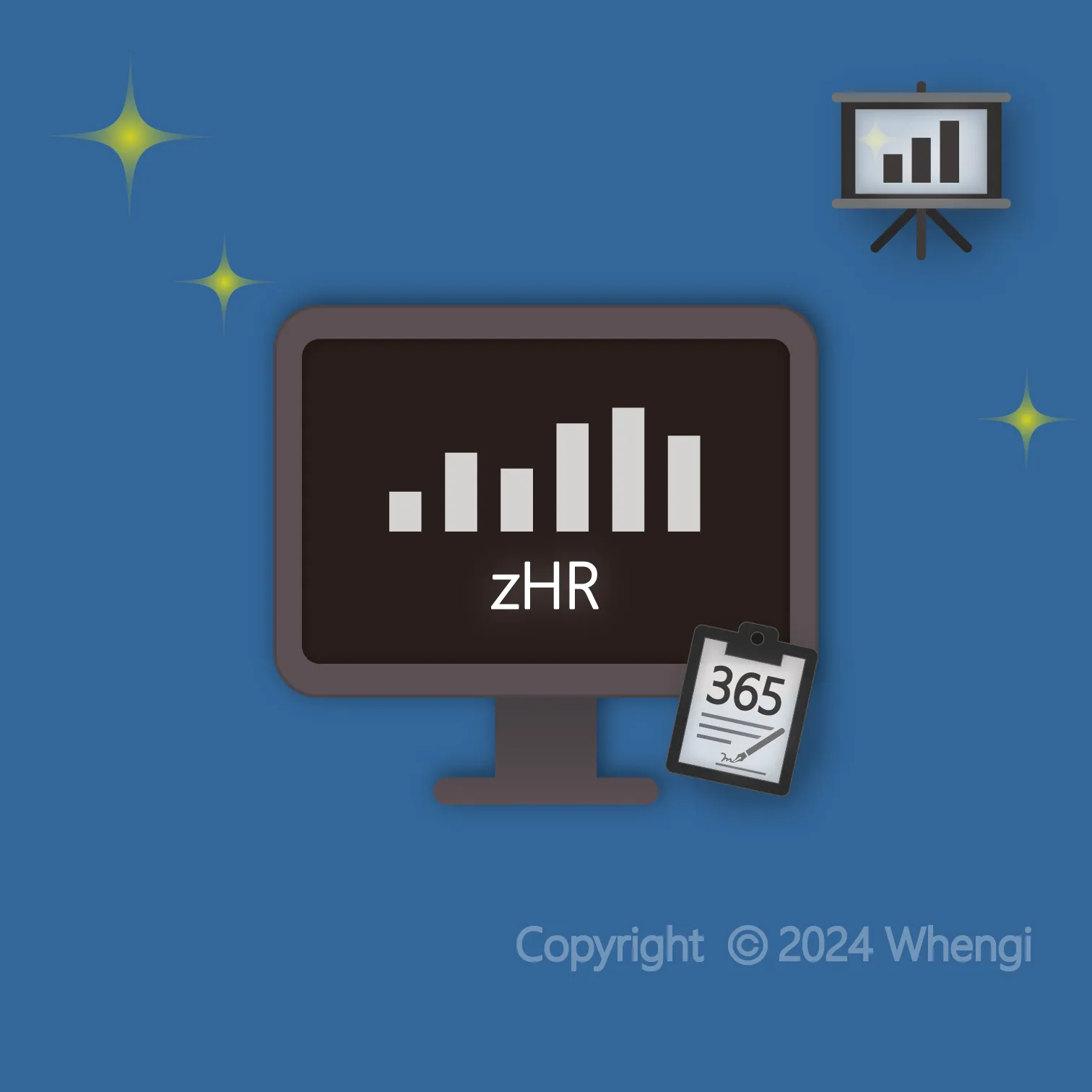 #595 - ZH - 數據分析 - zHR 人力資源管理系統：商務套裝年租方案 月繳 (授權費) – Whengi